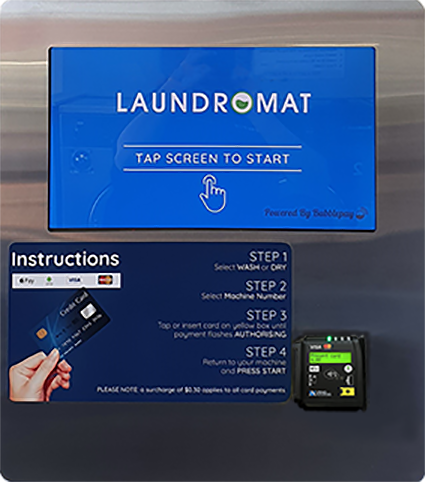 Cashless Laundry Solution - Reliable, Secure Card Payments